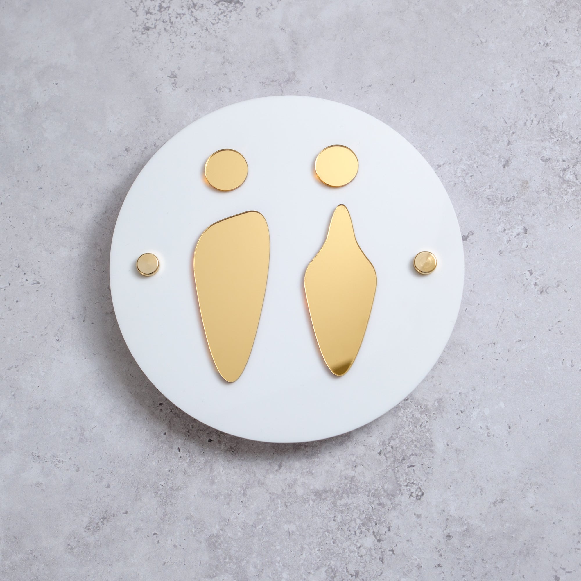Modern Toilet Sign Business Signage by Inketch – inketch