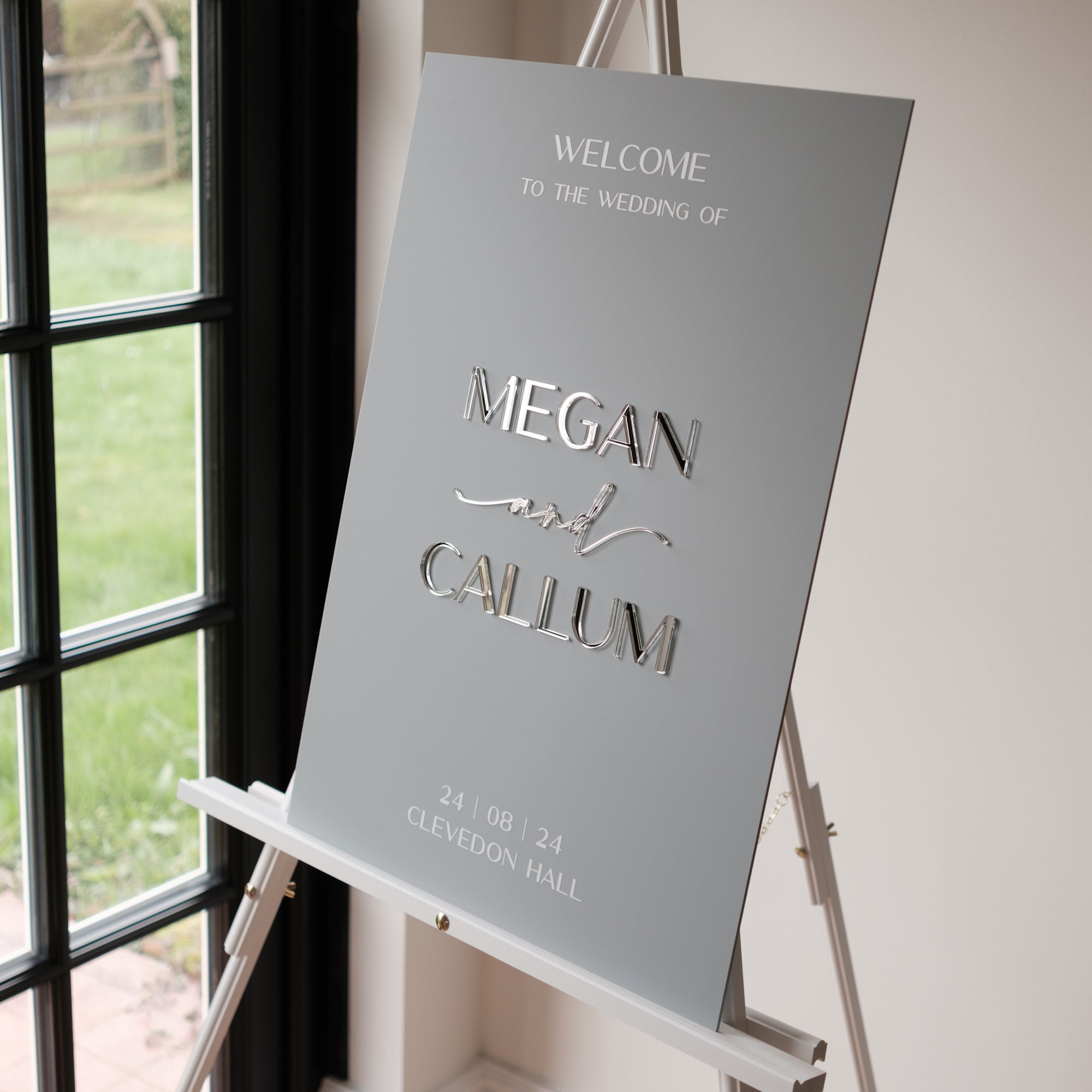 Luxury Modern Wedding Welcome Sign by Inketch – inketch