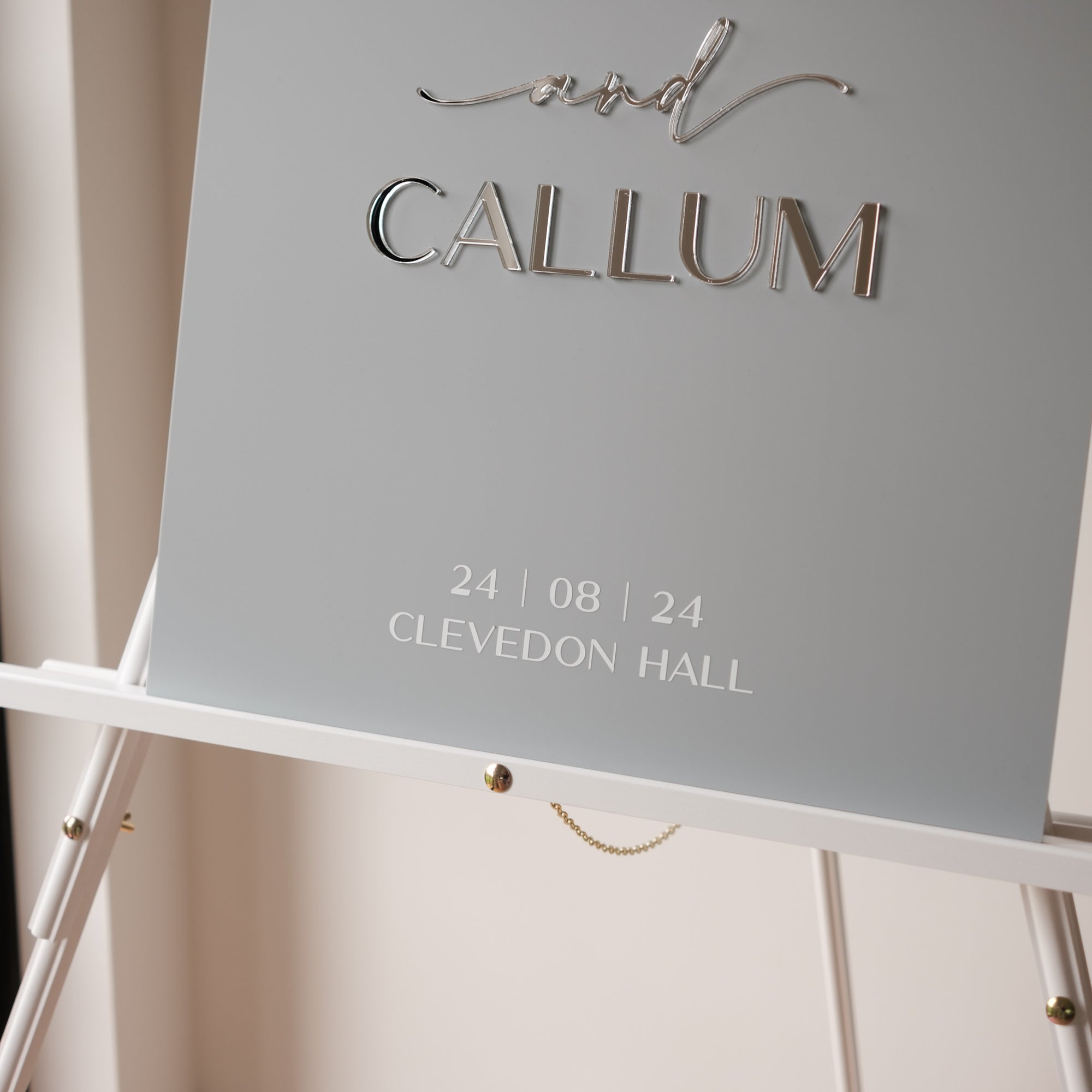 Luxury Modern Wedding Welcome Sign by Inketch – inketch