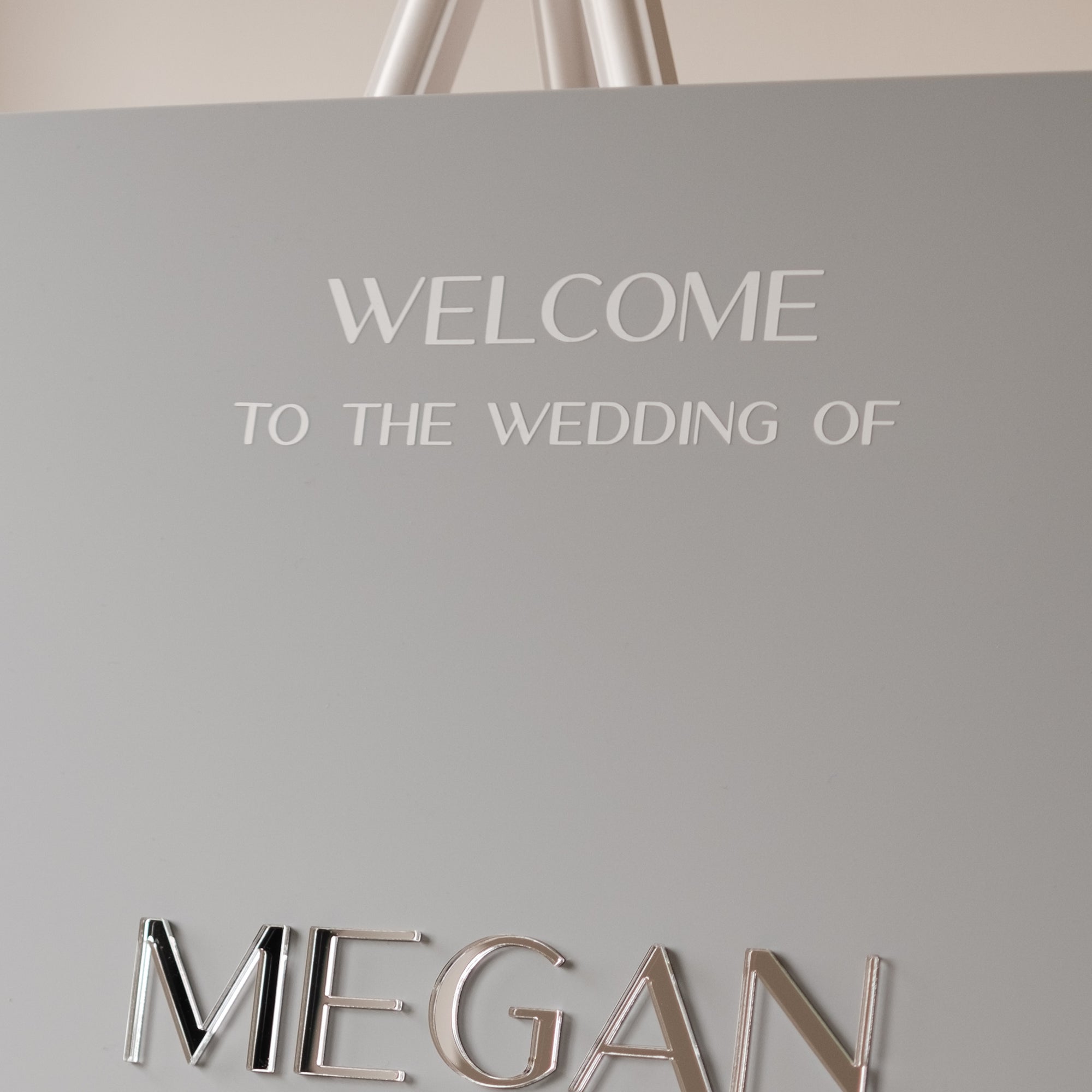 Luxury Modern Wedding Welcome Sign by Inketch – inketch