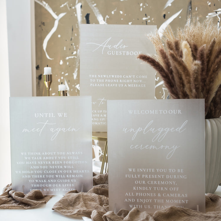 Wedding Signage Bundles: Stress-Free, Personalised & Fast Delivery ...