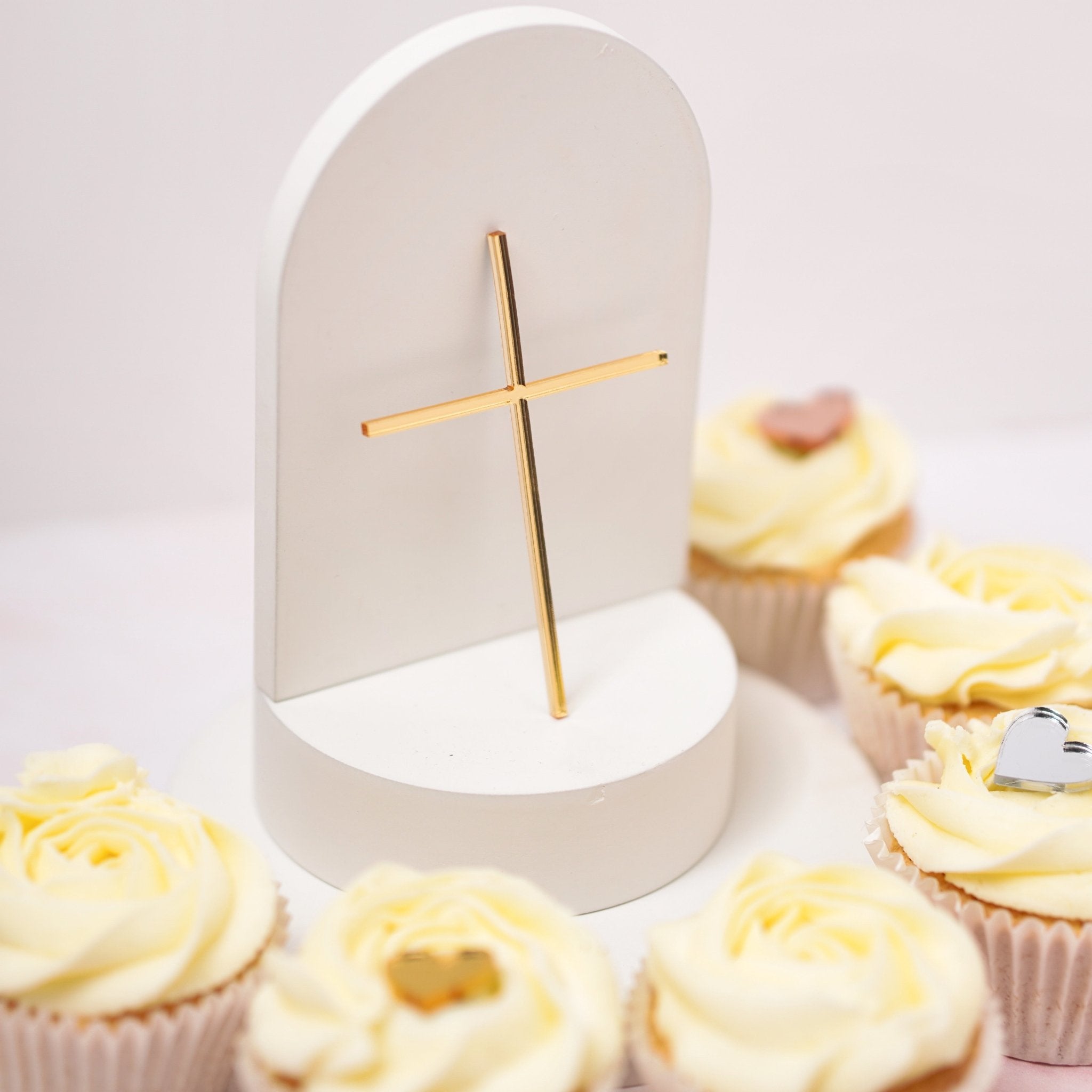 Thin Cross Cake Charm – inketch