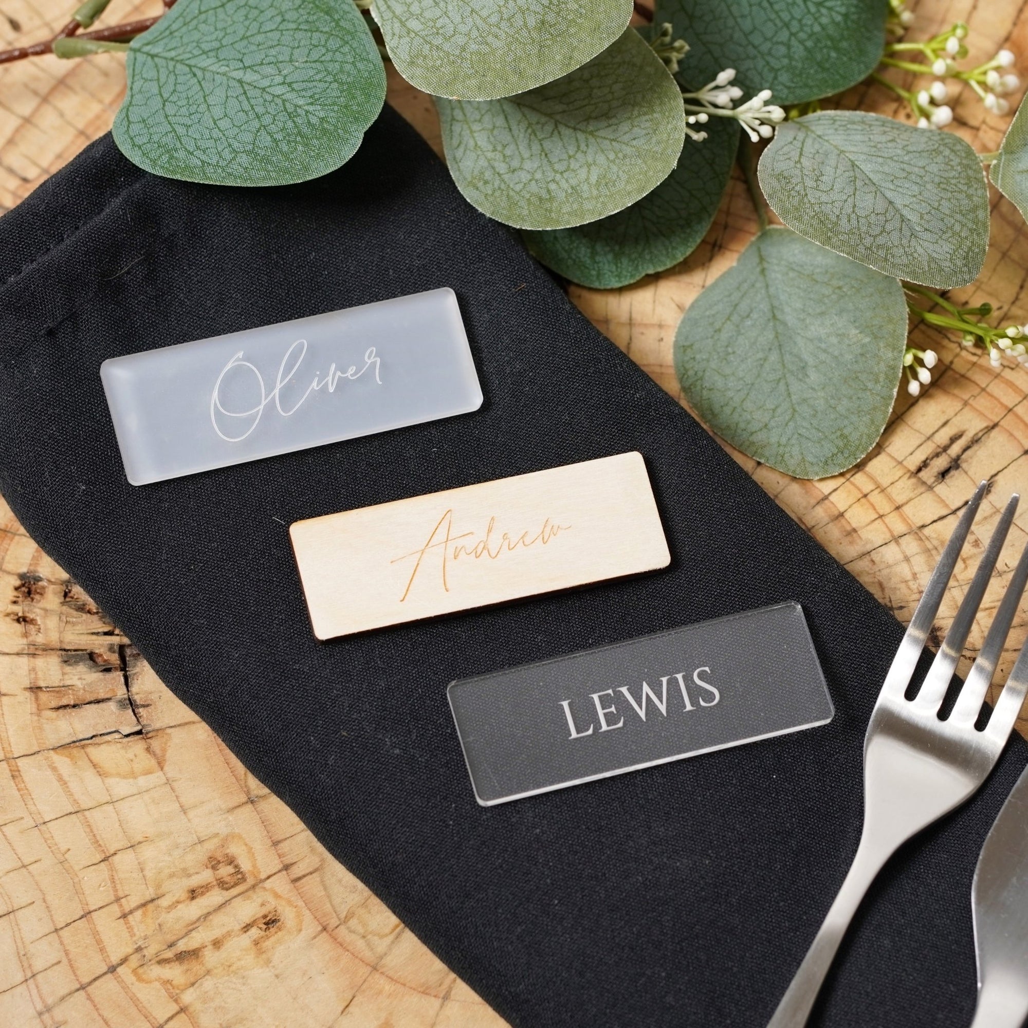 Wedding Name Place Settings by Inketch – inketch