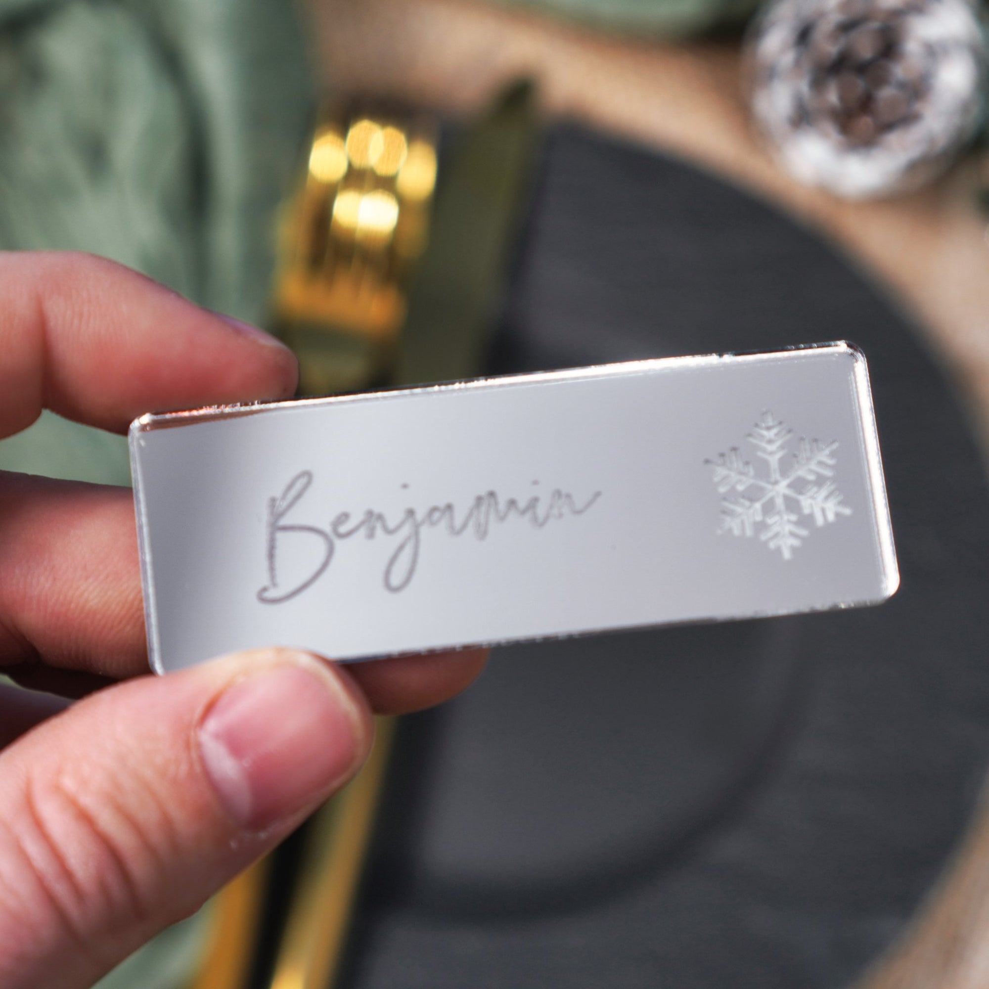 Personalised Christmas Party Table Names Decorations by Inketch – inketch