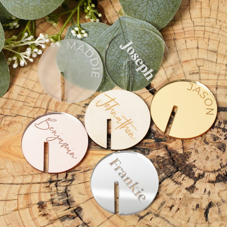 Personalised Wedding Place Name Cards & Settings – inketch
