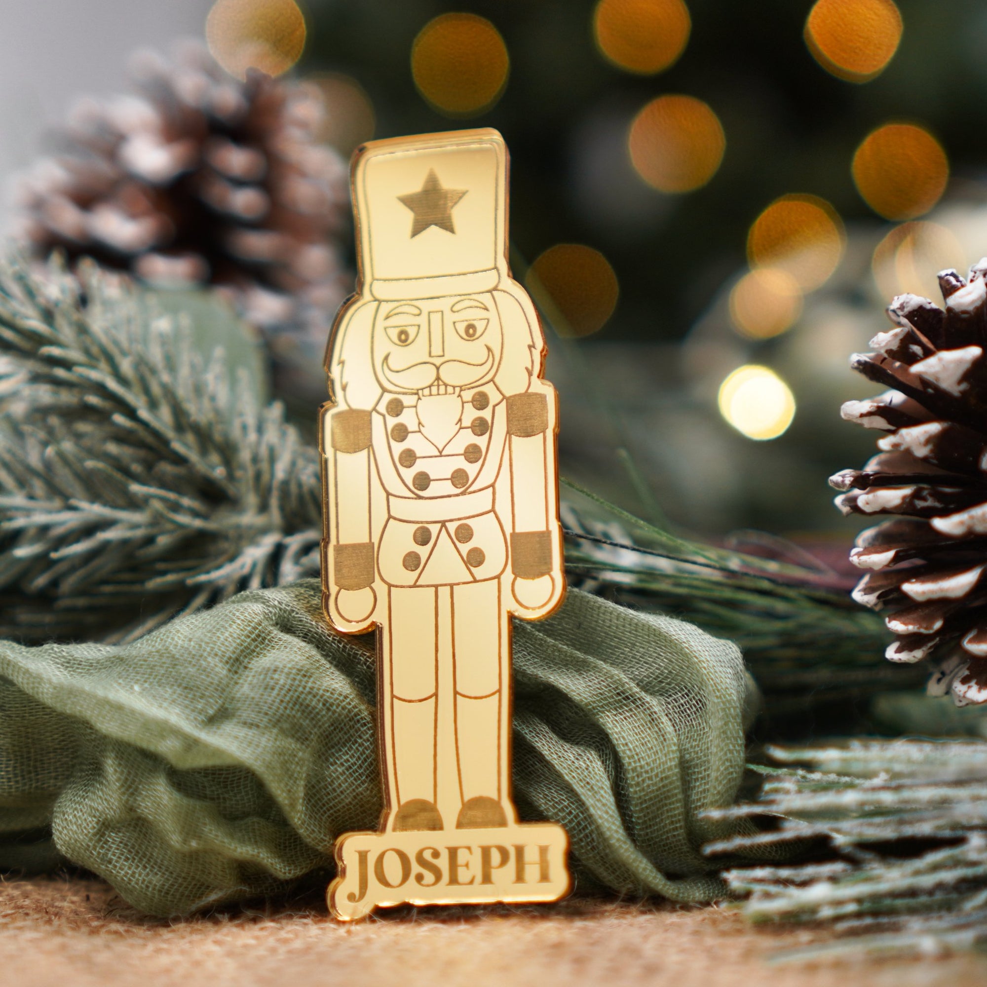 Personalised Christmas Nutcracker Name Tags by InkEtch – inketch